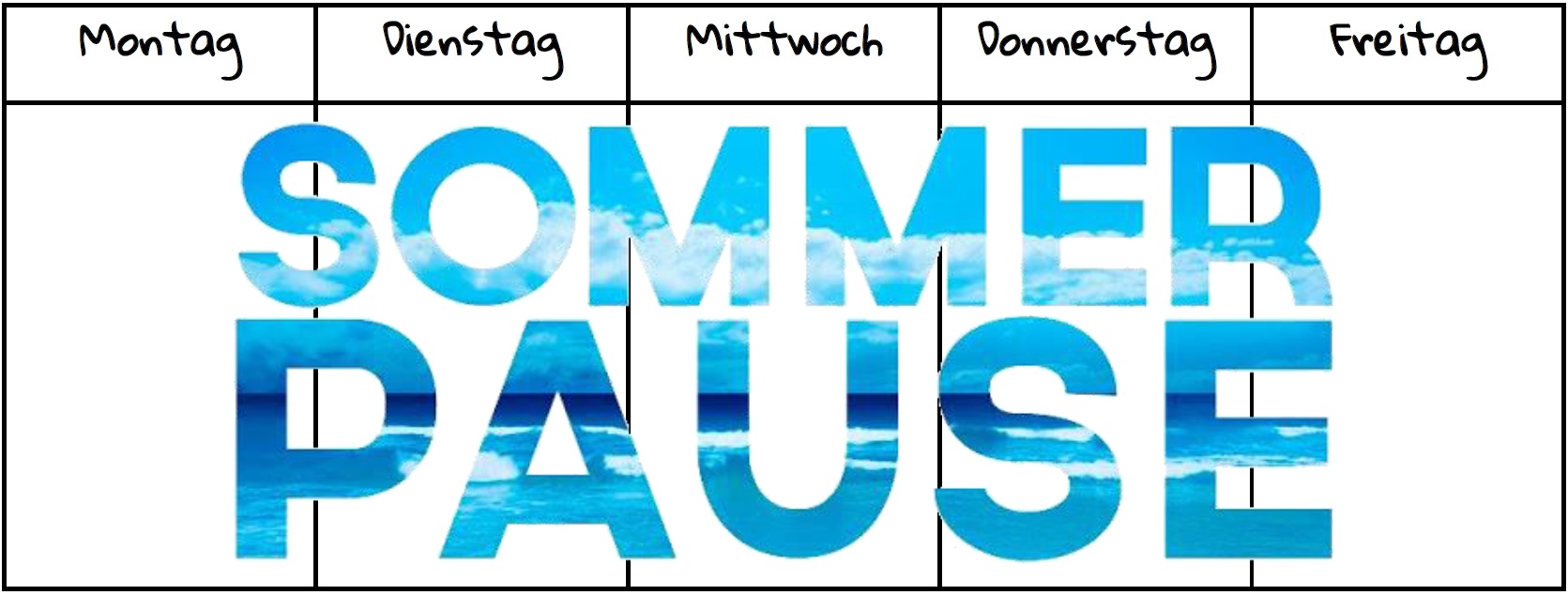 Sommerpause ab 15. August - Fit mit Vera