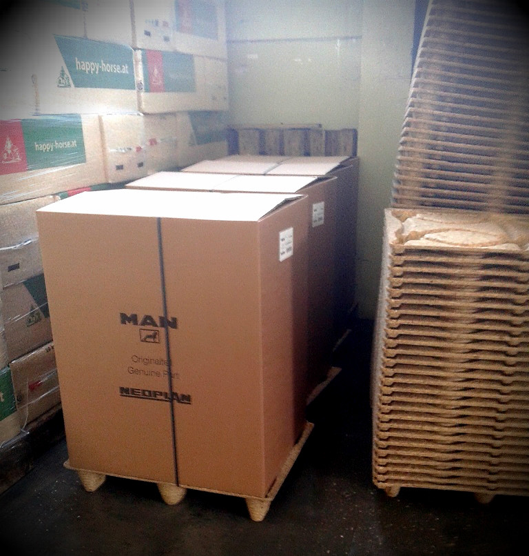 DB Schenker provides two Inka pallets with boxes - GAMBIAid