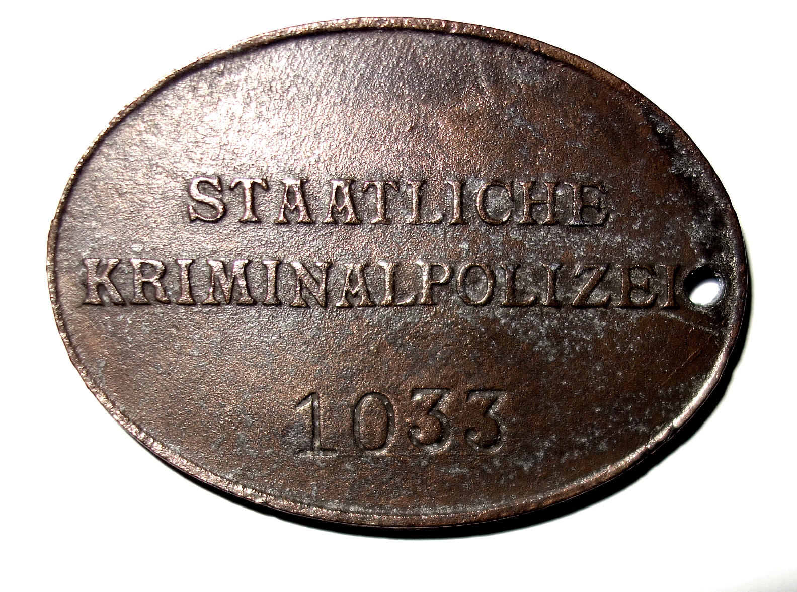 8158 BADGE KRIPO III REICH - Militaria