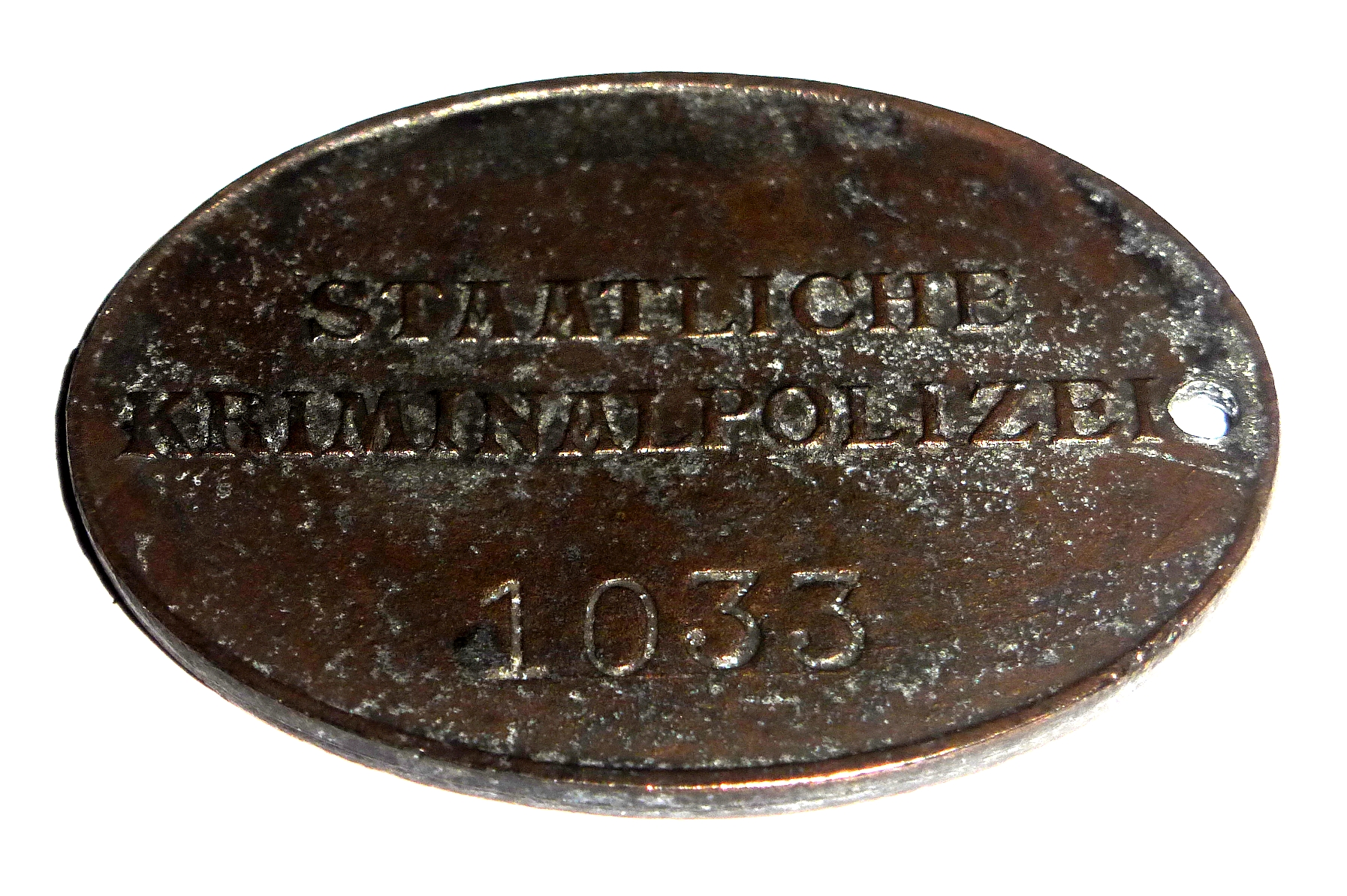 8158 BADGE KRIPO III REICH - Militaria