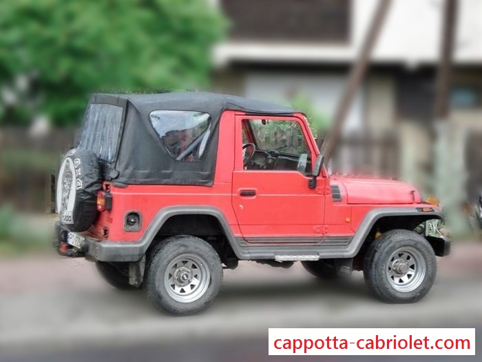 Cappotta Asia Rocsta - Cappotta Suzuki e Jeep, e Copriruota di Scorta