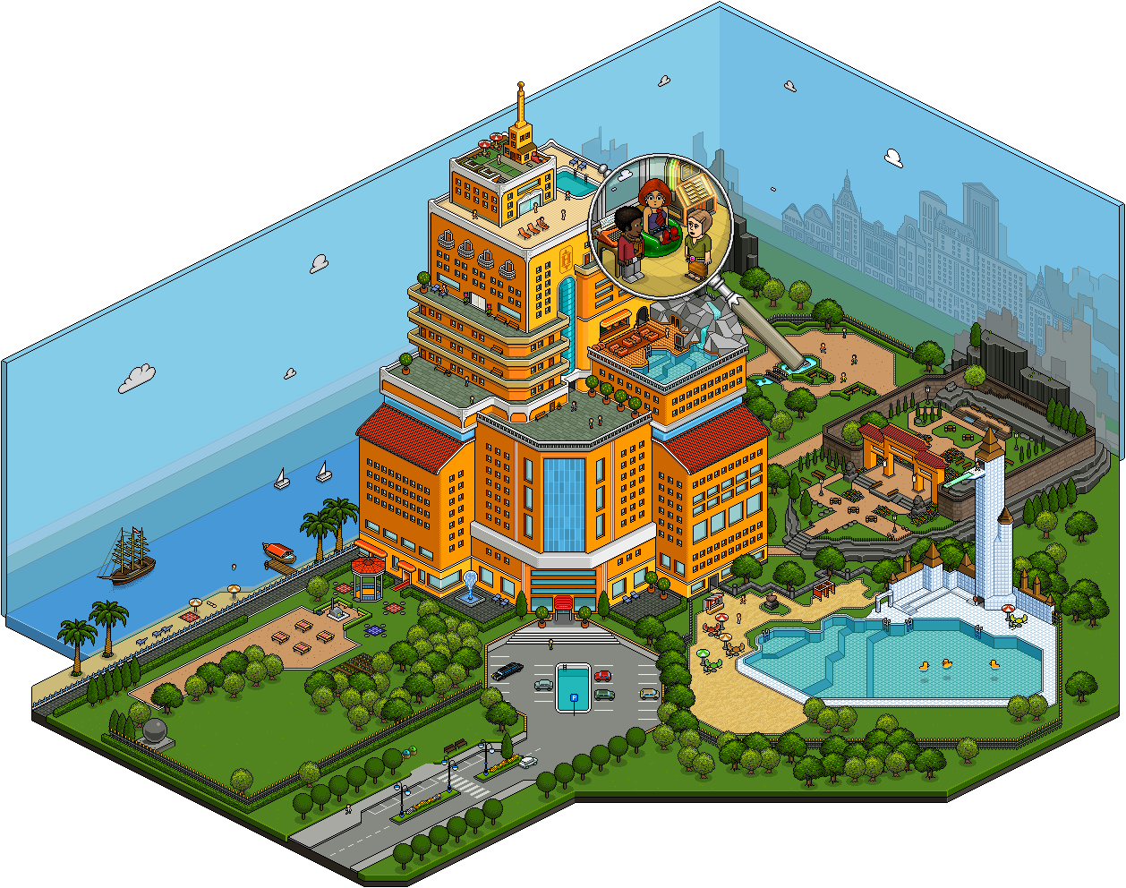 Vistas del Hotel - Habbo Secretos 2025