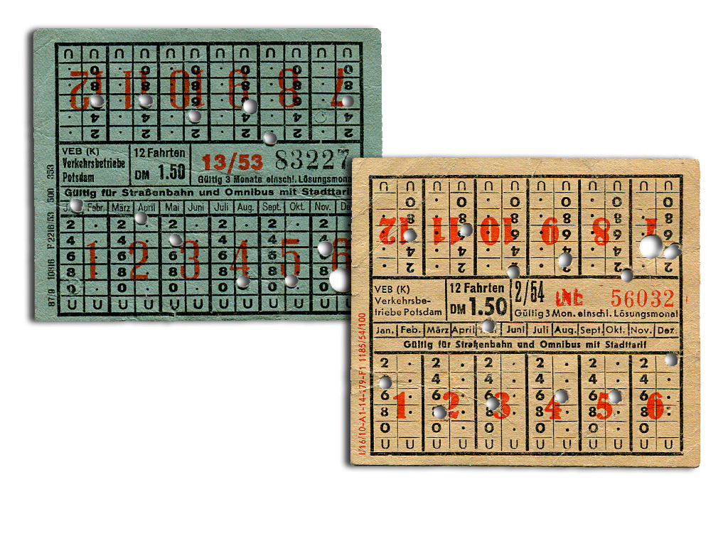 Von Schaffnern und Fahrscheinen - Straßenbahnen in Potsdam