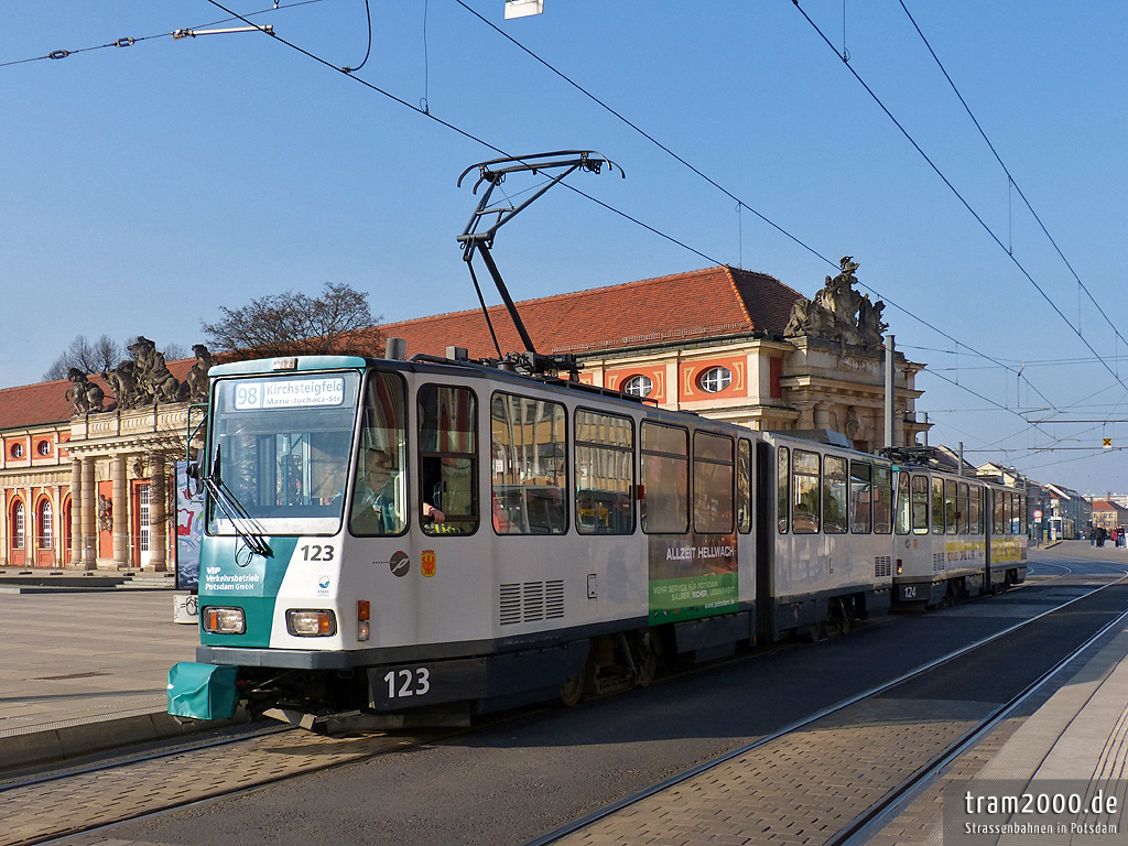 Tatra KT4D / KT4Dm - Straßenbahnen in Potsdam