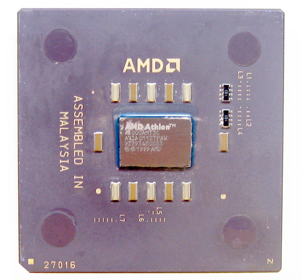 AMD Athlon (K7) - CPU MUSEUM - MUSEUM OF MICROPROCESSORS & DIE PHOTOGRAPHY