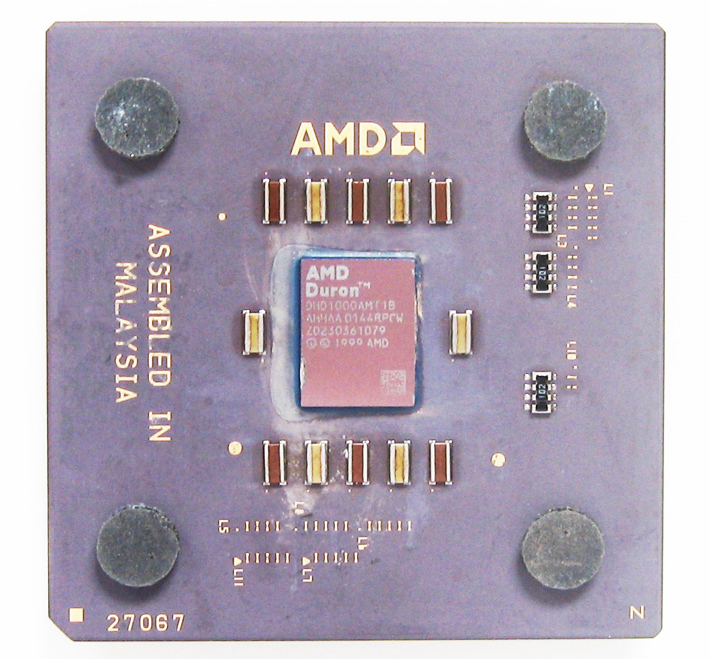 AMD Duron - CPU MUSEUM - MUSEUM OF MICROPROCESSORS & DIE PHOTOGRAPHY