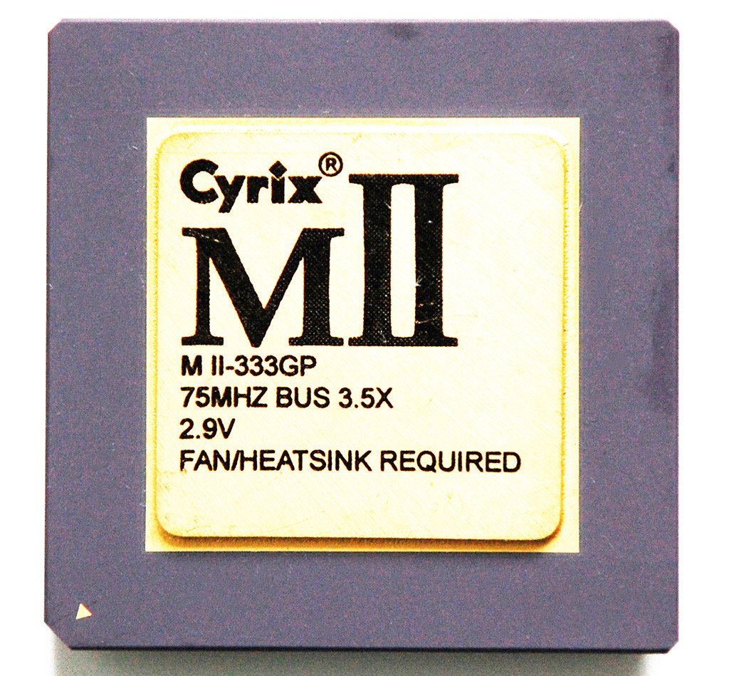 Cyrix 6x86(MX) & MII - CPU MUSEUM - MUSEUM OF MICROPROCESSORS & DIE ...