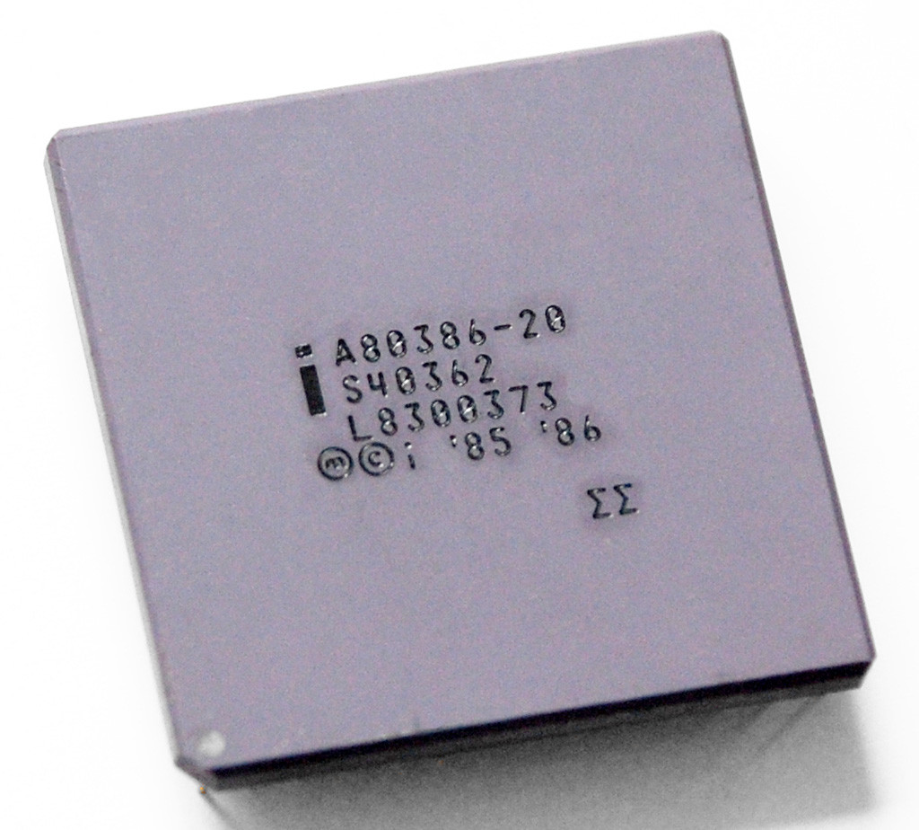 Intel 80386 & 80387 - CPU MUSEUM - MUSEUM OF MICROPROCESSORS & DIE ...