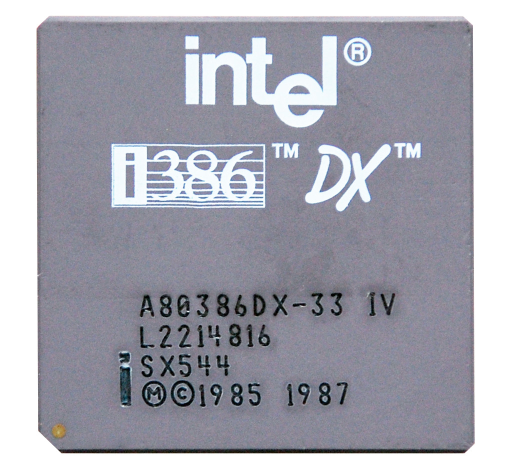 Intel 80386 & 80387 - CPU MUSEUM - MUSEUM OF MICROPROCESSORS & DIE ...