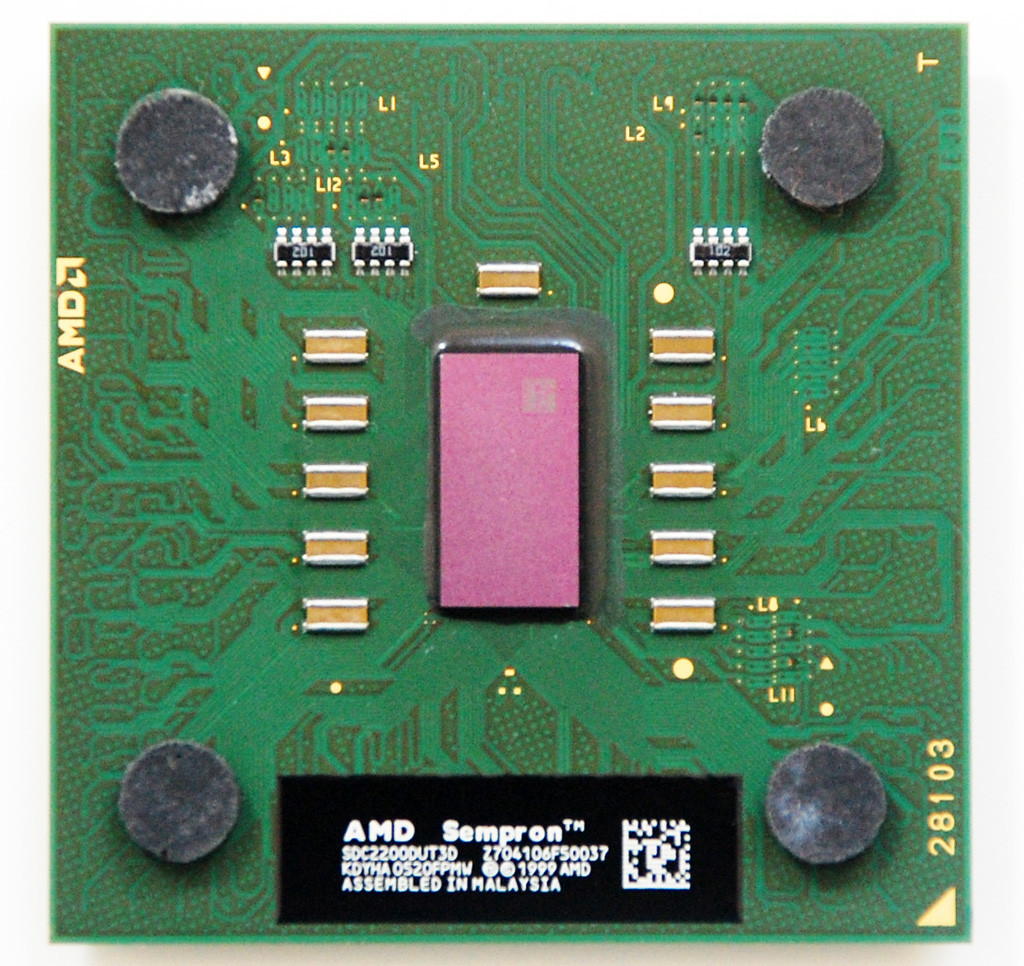 AMD Sempron (K7) - CPU MUSEUM - MUSEUM OF MICROPROCESSORS & DIE PHOTOGRAPHY
