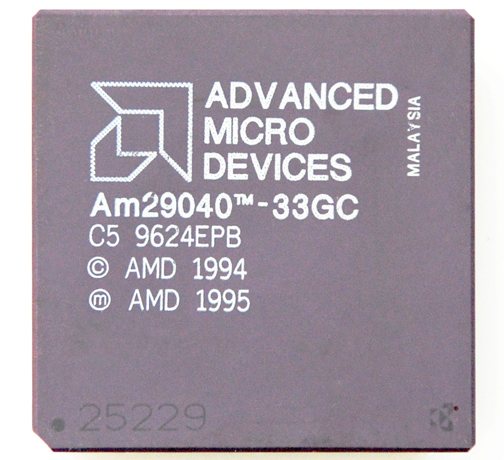 AMD Am29000 - CPU MUSEUM - MUSEUM OF MICROPROCESSORS & DIE PHOTOGRAPHY