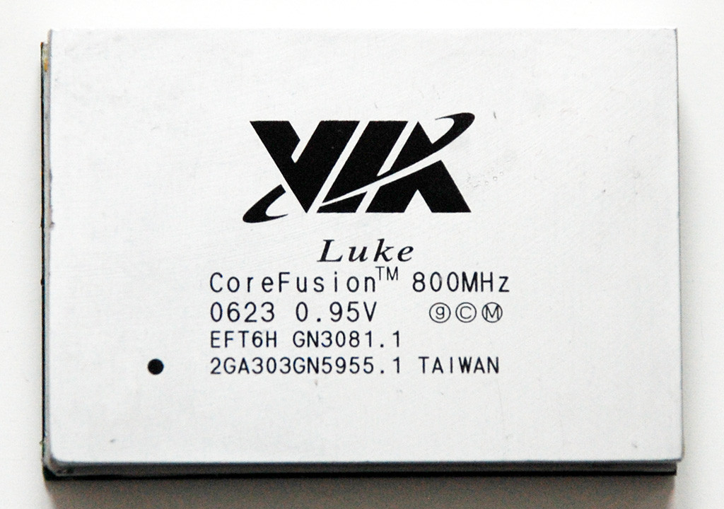 VIA CoreFusion - CPU MUSEUM - MUSEUM OF MICROPROCESSORS & DIE PHOTOGRAPHY