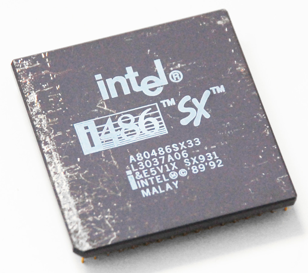 Intel 80486 - CPU MUSEUM - MUSEUM OF MICROPROCESSORS & DIE PHOTOGRAPHY