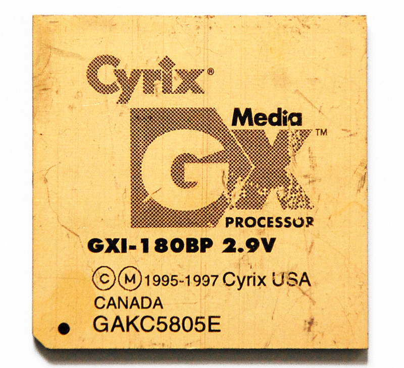 Cyrix MediaGX - CPU MUSEUM - MUSEUM OF MICROPROCESSORS & DIE PHOTOGRAPHY