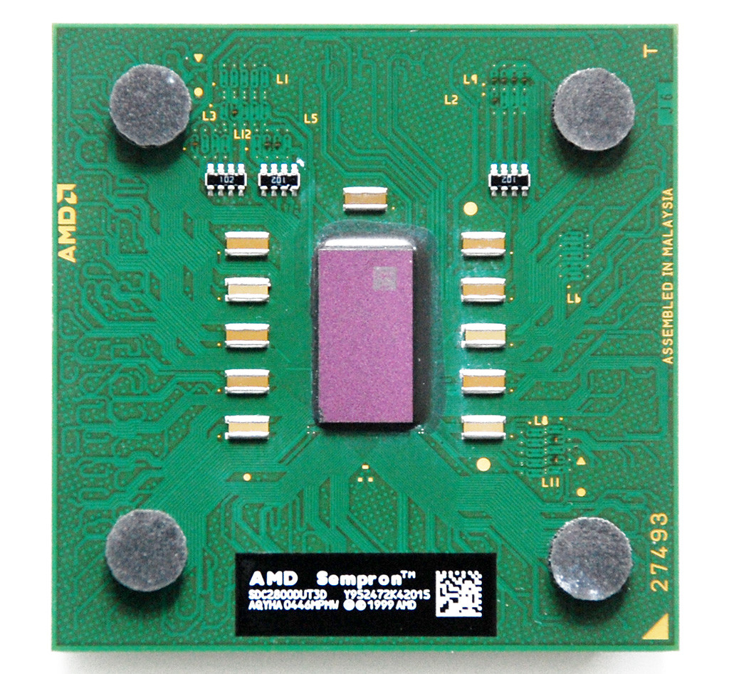 AMD Sempron (K7) - CPU MUSEUM - MUSEUM OF MICROPROCESSORS & DIE PHOTOGRAPHY
