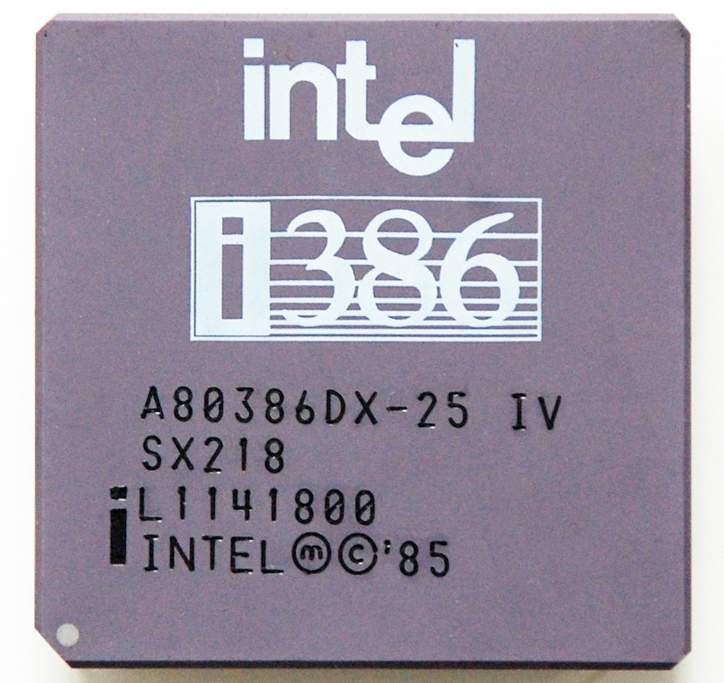 Intel 80386 & 80387 - CPU MUSEUM - MUSEUM OF MICROPROCESSORS & DIE PHOTOGRAPHY