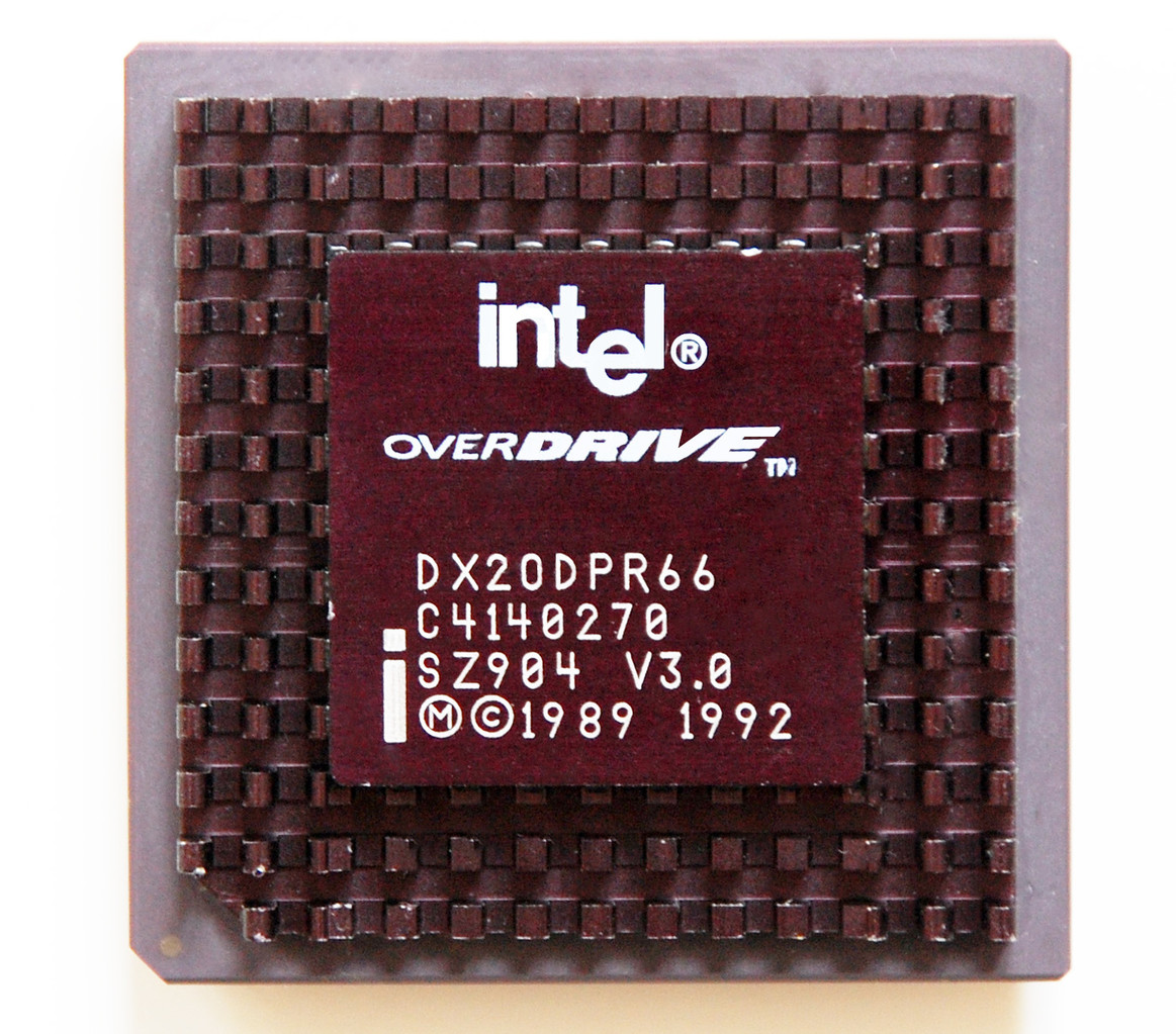 Intel 80486 OverDrive - CPU MUSEUM - MUSEUM OF MICROPROCESSORS & DIE ...