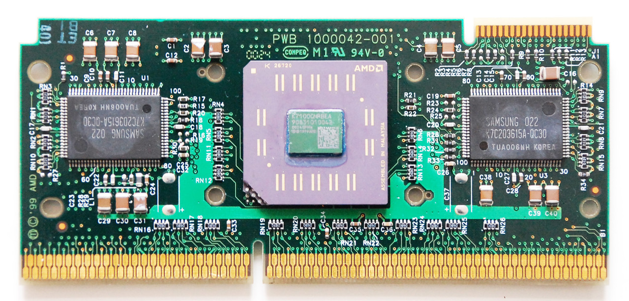 AMD Athlon (K7) - CPU MUSEUM - MUSEUM OF MICROPROCESSORS & DIE PHOTOGRAPHY