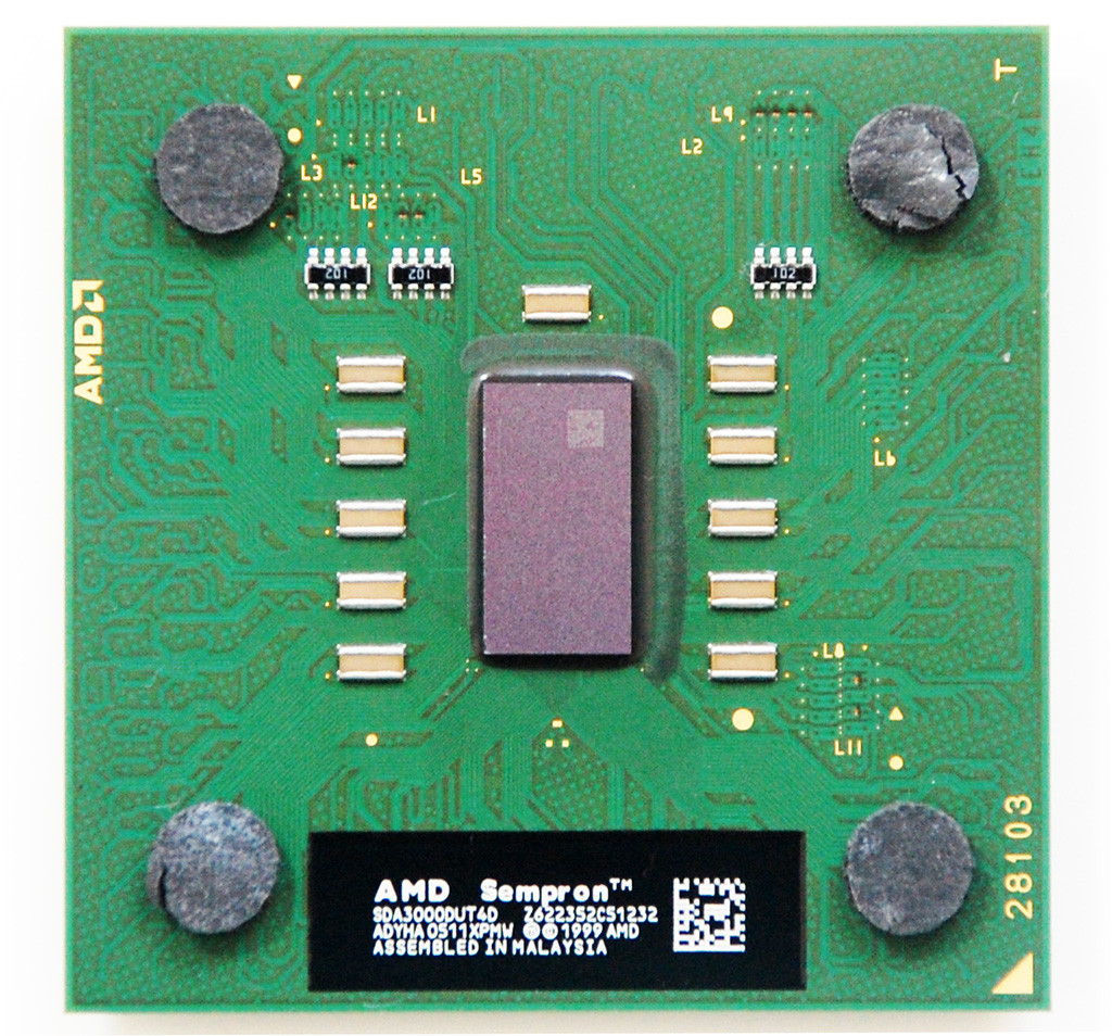 AMD Sempron (K7) - CPU MUSEUM - MUSEUM OF MICROPROCESSORS & DIE PHOTOGRAPHY