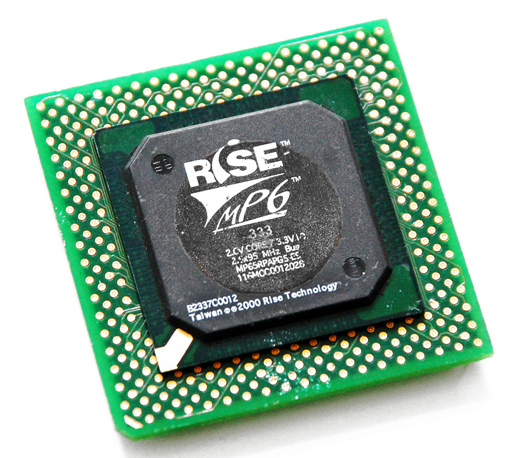 Rise MP6 - CPU MUSEUM - MUSEUM OF MICROPROCESSORS & DIE PHOTOGRAPHY
