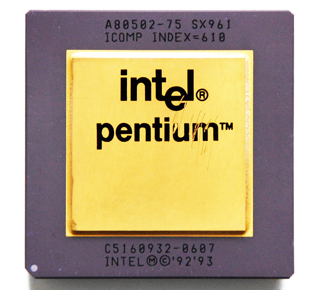 Intel Pentium - CPU MUSEUM - MUSEUM OF MICROPROCESSORS & DIE PHOTOGRAPHY
