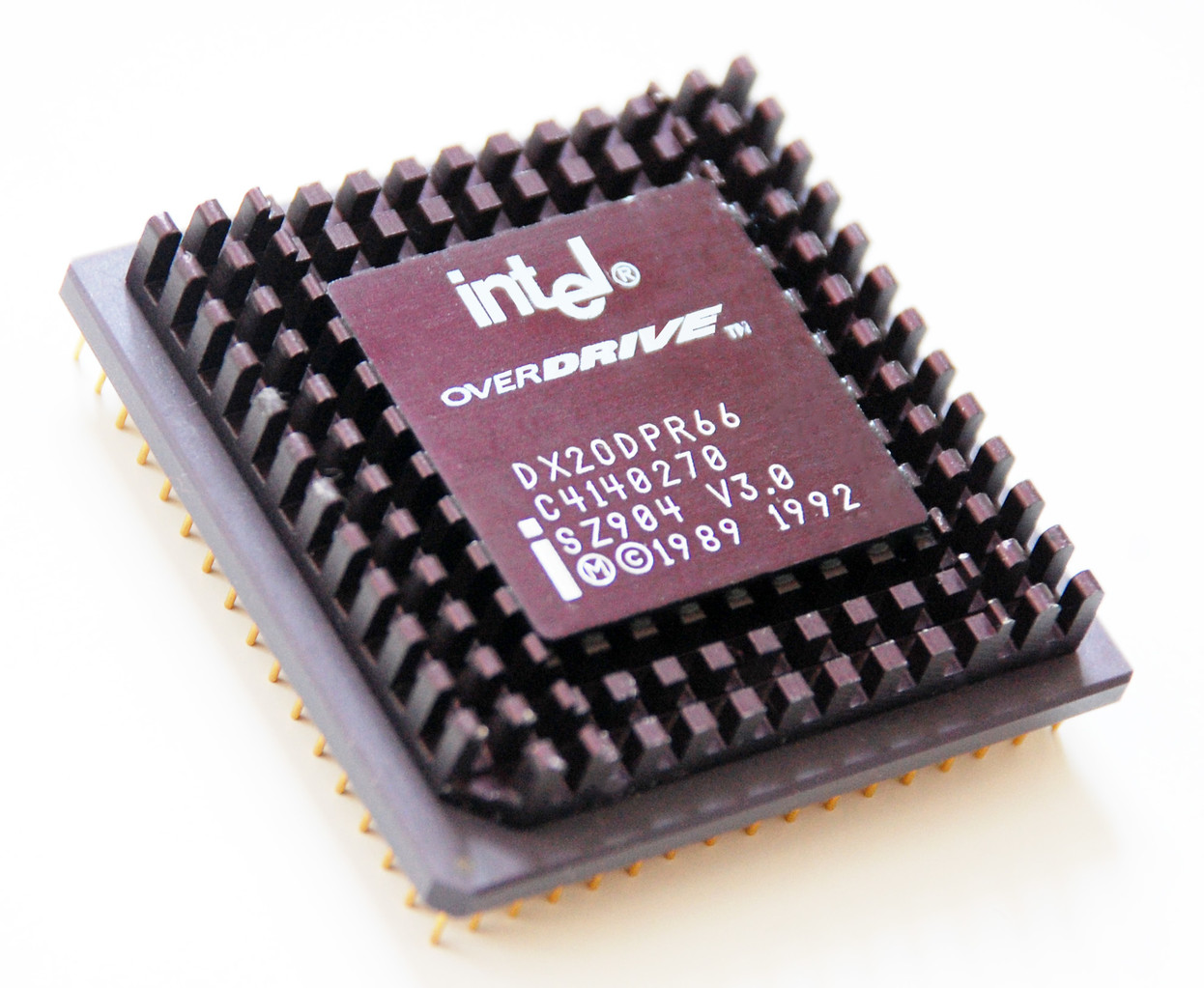 Intel 80486 OverDrive - CPU MUSEUM - MUSEUM OF MICROPROCESSORS & DIE ...