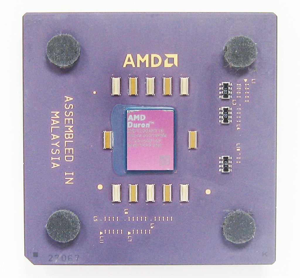 AMD Duron - CPU MUSEUM - MUSEUM OF MICROPROCESSORS & DIE PHOTOGRAPHY