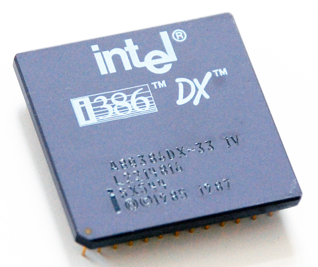 Intel 80386 & 80387 - CPU MUSEUM - MUSEUM OF MICROPROCESSORS & DIE ...