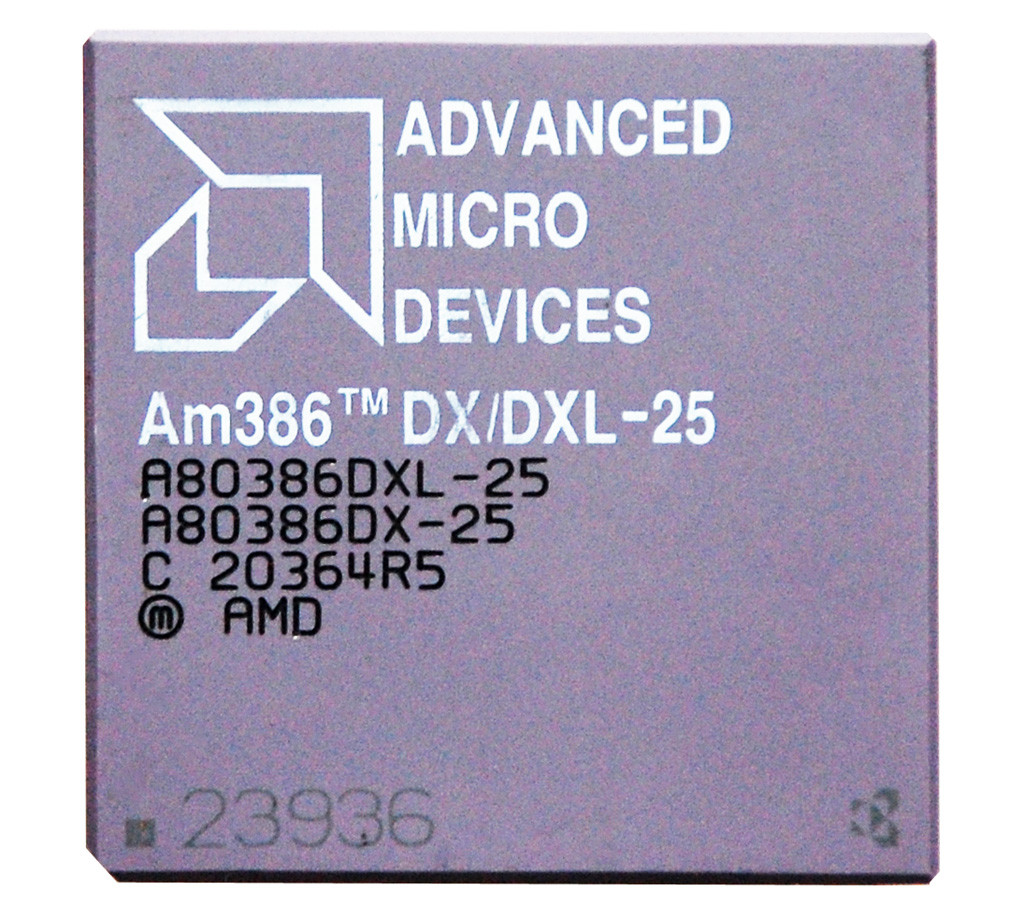 AMD Am386 - CPU MUSEUM - MUSEUM OF MICROPROCESSORS & DIE PHOTOGRAPHY