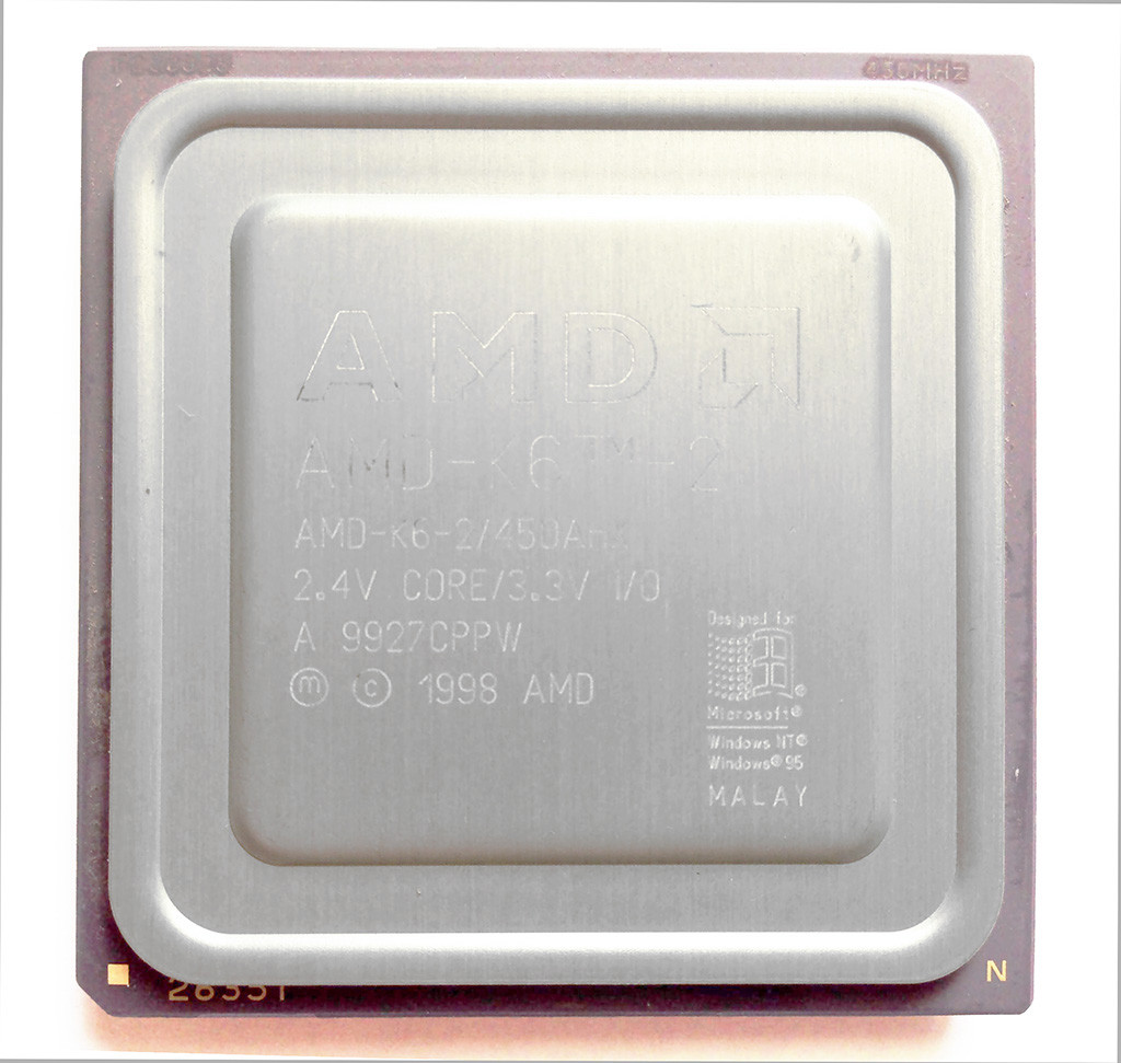 AMD K6-II - CPU MUSEUM - MUSEUM OF MICROPROCESSORS & DIE PHOTOGRAPHY