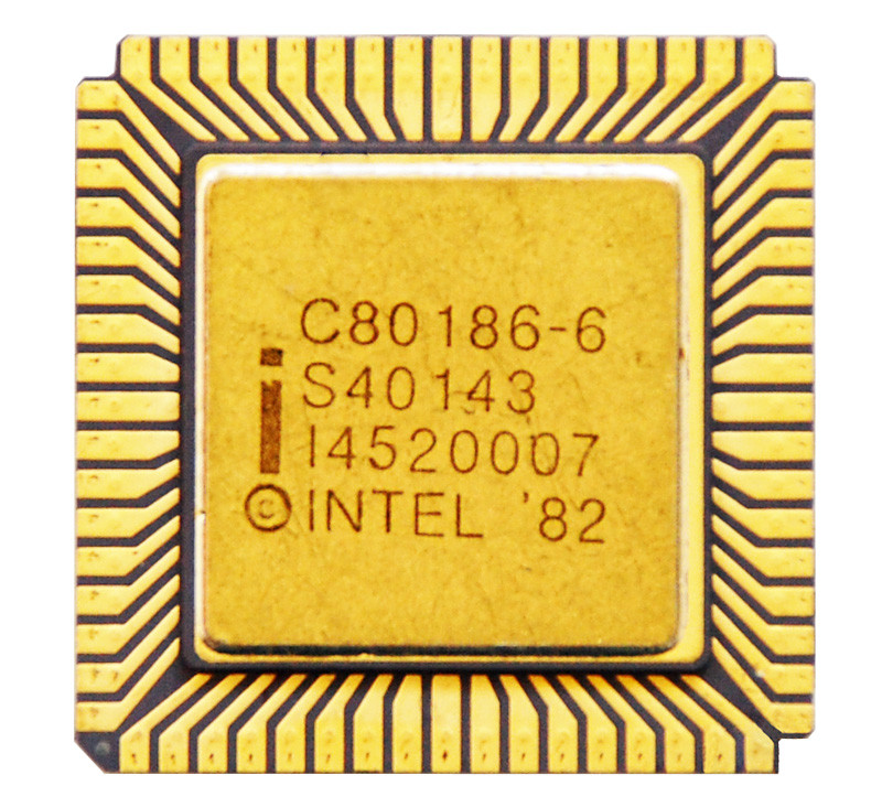 The 80186 & 80188 - CPU MUSEUM - MUSEUM OF MICROPROCESSORS & DIE PHOTOGRAPHY