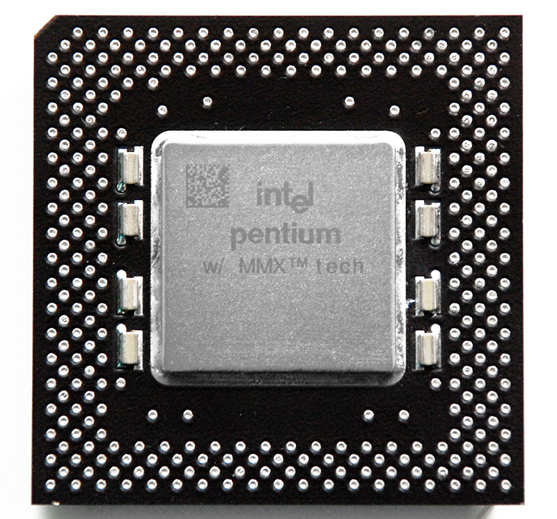 Intel Pentium MMX - CPU MUSEUM - MUSEUM OF MICROPROCESSORS & DIE ...