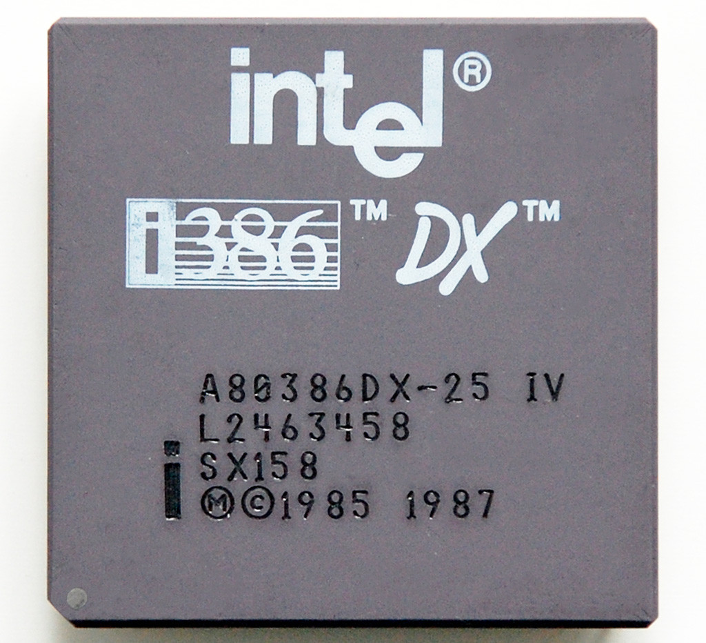 Intel 80386 & 80387 - CPU MUSEUM - MUSEUM OF MICROPROCESSORS & DIE ...