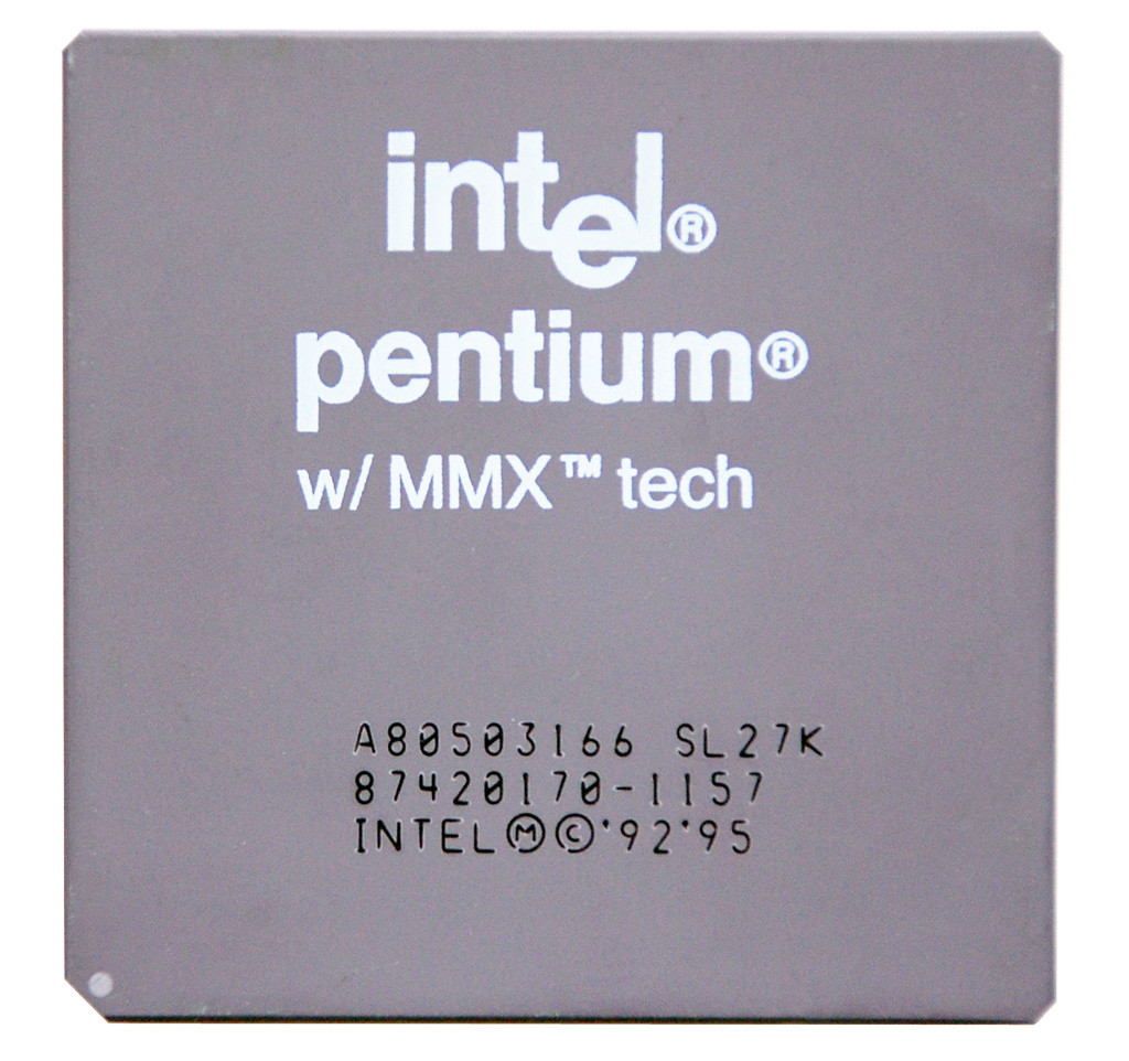 Intel Pentium MMX - CPU MUSEUM - MUSEUM OF MICROPROCESSORS & DIE ...