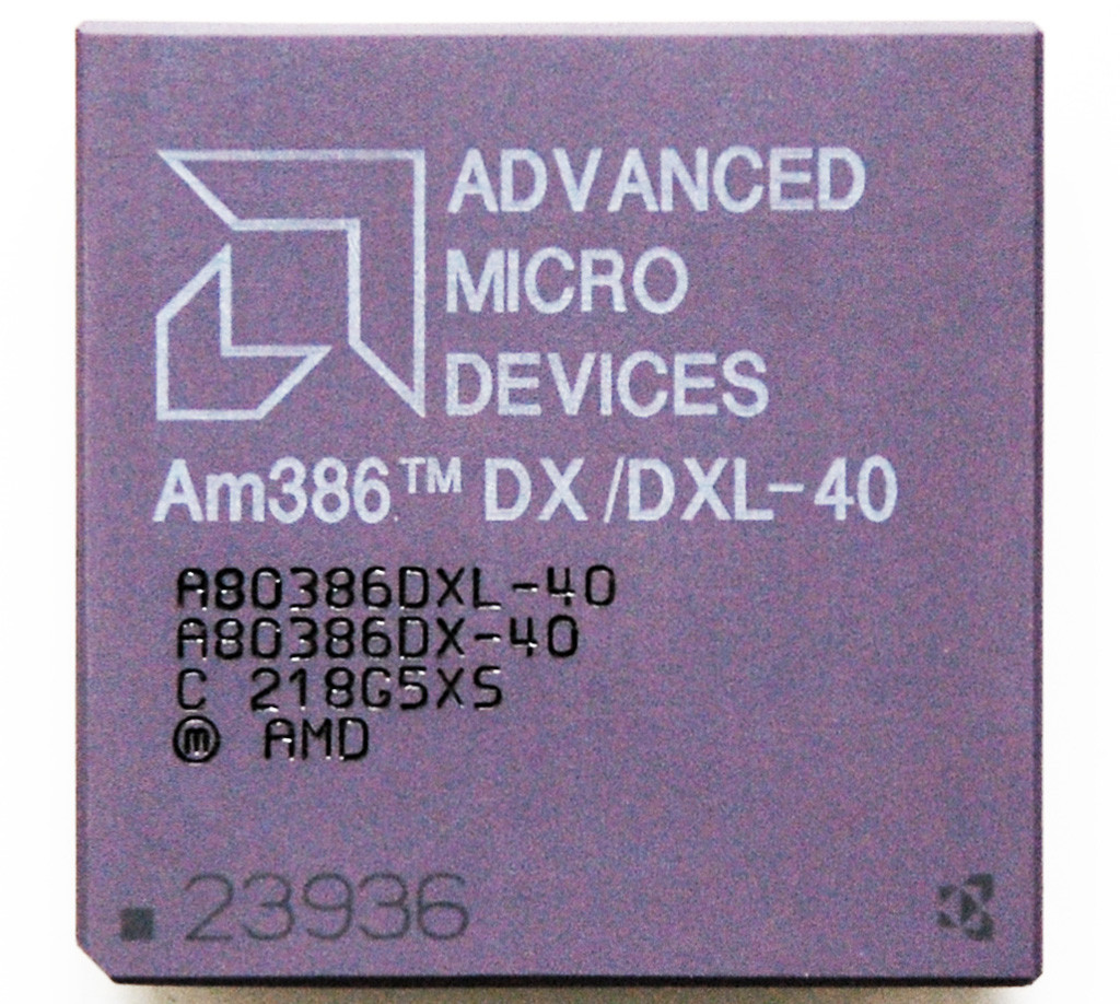 AMD Am386 - CPU MUSEUM - MUSEUM OF MICROPROCESSORS & DIE PHOTOGRAPHY