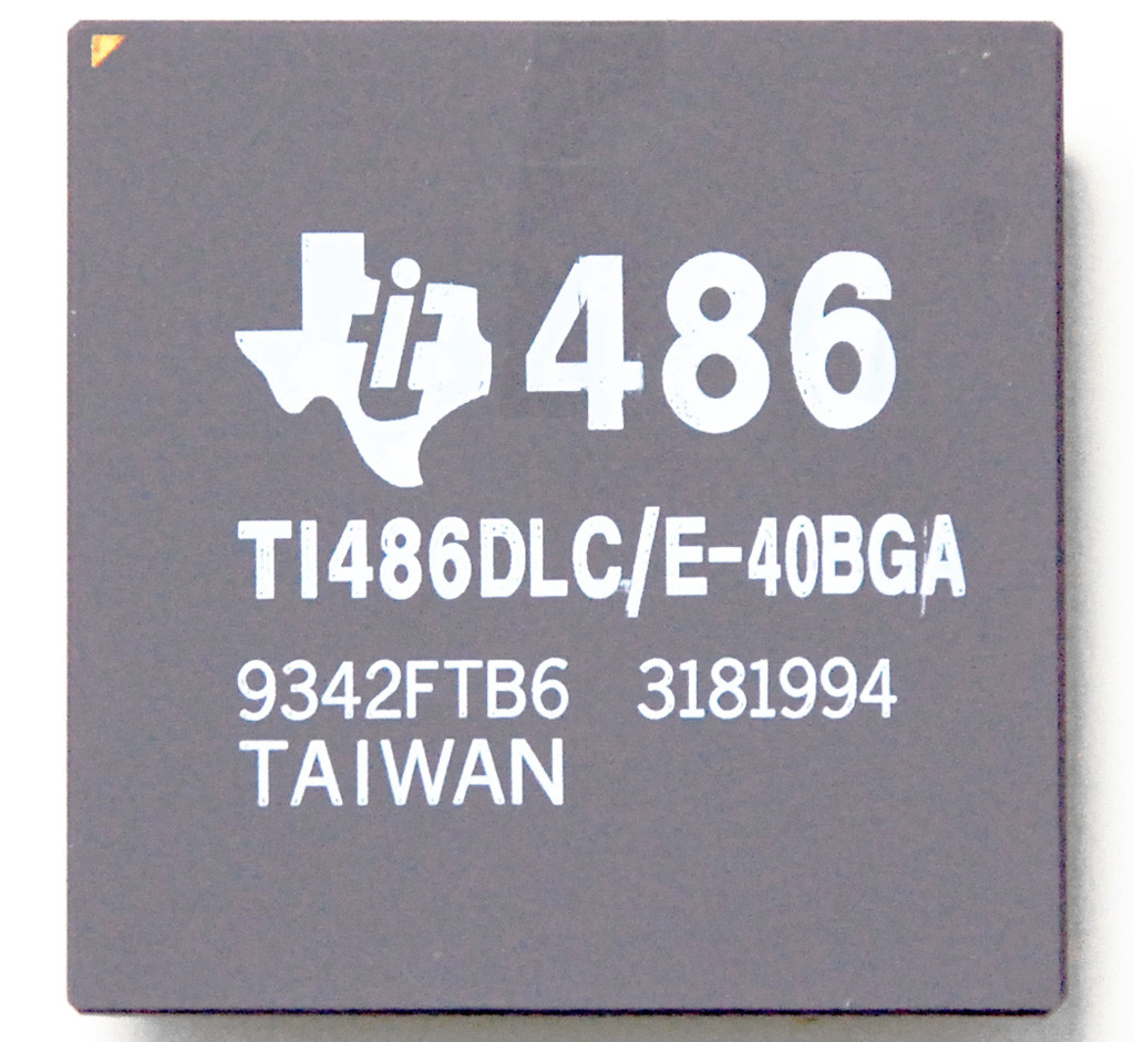 Texas Instruments 486 - CPU MUSEUM - MUSEUM OF MICROPROCESSORS & DIE ...