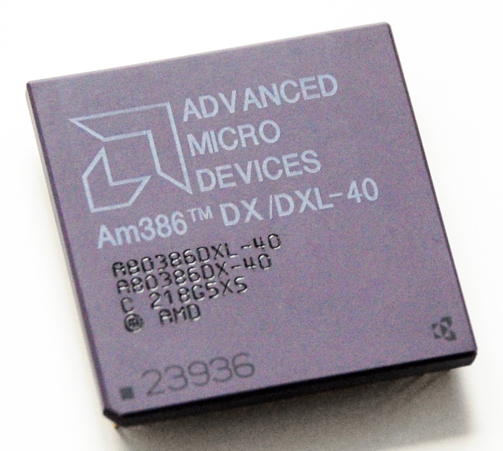 AMD Am386 - CPU MUSEUM - MUSEUM OF MICROPROCESSORS & DIE PHOTOGRAPHY