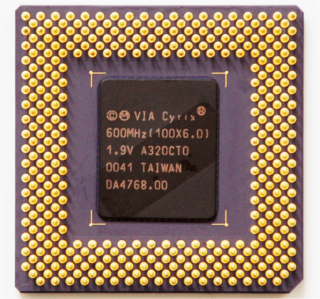 VIA Cyrix III - CPU MUSEUM - MUSEUM OF MICROPROCESSORS & DIE PHOTOGRAPHY