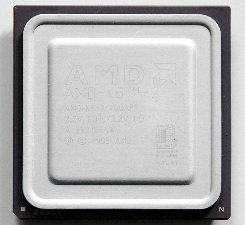 AMD K6-II - CPU MUSEUM - MUSEUM OF MICROPROCESSORS & DIE PHOTOGRAPHY