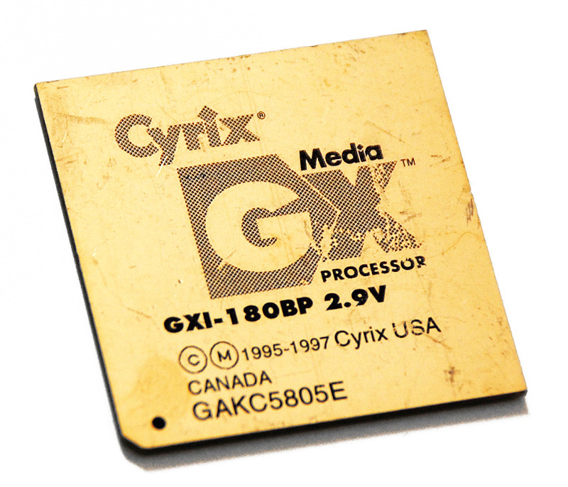 Cyrix MediaGX - CPU MUSEUM - MUSEUM OF MICROPROCESSORS & DIE PHOTOGRAPHY