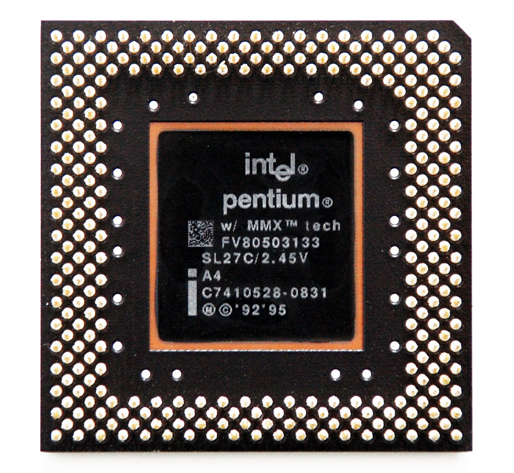 Intel Pentium MMX - CPU MUSEUM - MUSEUM OF MICROPROCESSORS & DIE ...