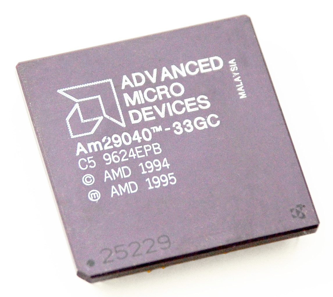 AMD Am29000 - CPU MUSEUM - MUSEUM OF MICROPROCESSORS & DIE PHOTOGRAPHY