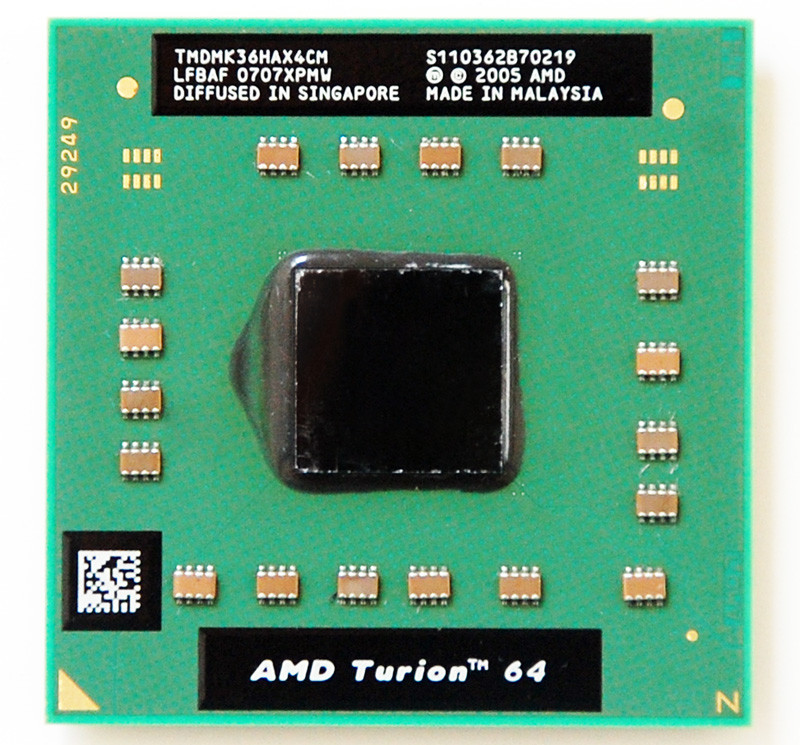 AMD Turion - CPU MUSEUM - MUSEUM OF MICROPROCESSORS & DIE PHOTOGRAPHY