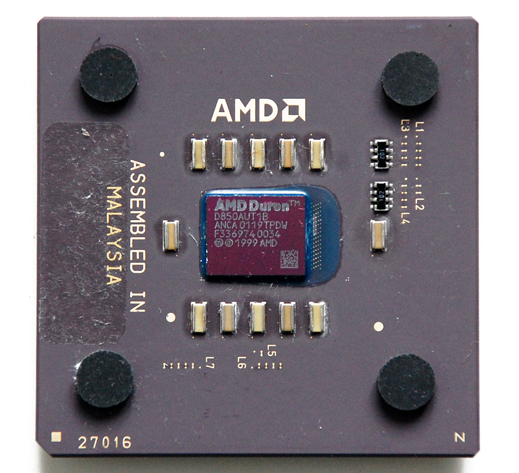 AMD Duron - CPU MUSEUM - MUSEUM OF MICROPROCESSORS & DIE PHOTOGRAPHY