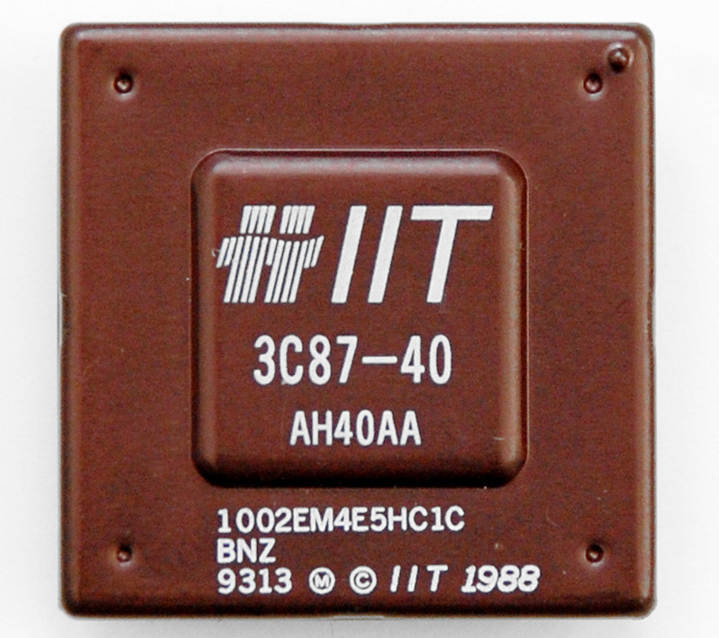 80x87 Floating Point Units - CPU MUSEUM - MUSEUM OF MICROPROCESSORS ...