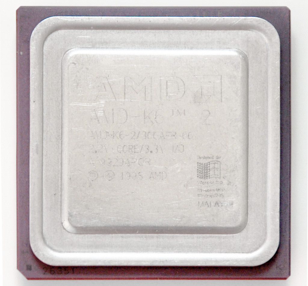 AMD K6-II - CPU MUSEUM - MUSEUM OF MICROPROCESSORS & DIE PHOTOGRAPHY