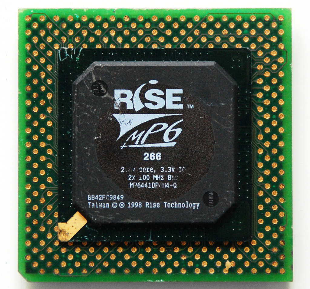 Rise MP6 - CPU MUSEUM - MUSEUM OF MICROPROCESSORS & DIE PHOTOGRAPHY