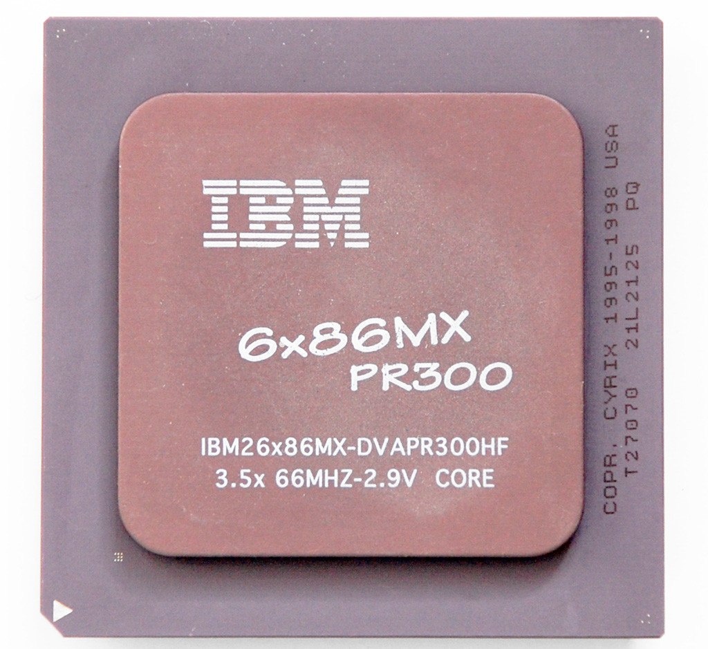 IBM 6x86/6x86MX - CPU MUSEUM - MUSEUM OF MICROPROCESSORS & DIE PHOTOGRAPHY
