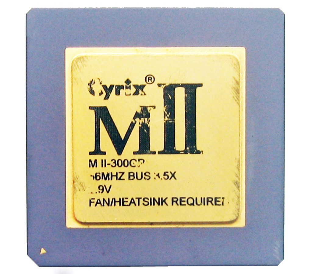 Cyrix 6x86(MX) & MII - CPU MUSEUM - MUSEUM OF MICROPROCESSORS & DIE ...