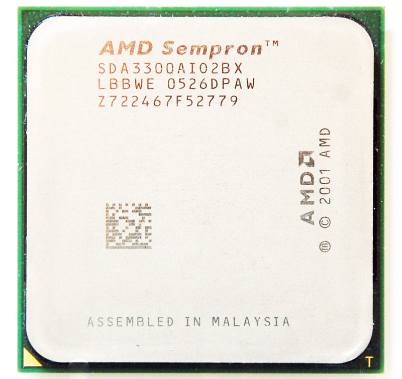 AMD Sempron K8 - CPU MUSEUM - MUSEUM OF MICROPROCESSORS & DIE PHOTOGRAPHY